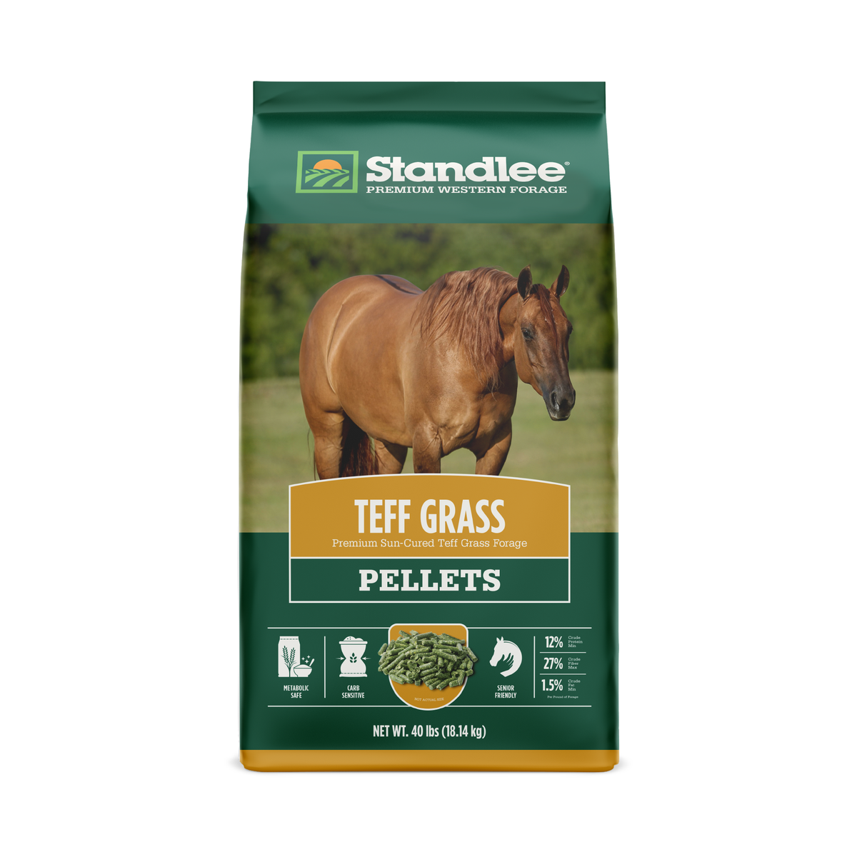 Standlee Premium Western Forage Teff Grass Hay Pellets - West Lebanon ...